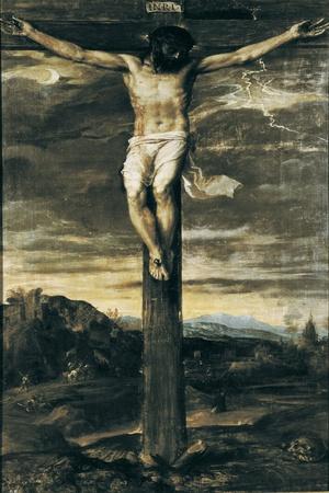 'Cruxified Christ. Inscription INRI on the cross, 1555' Giclee Print ...