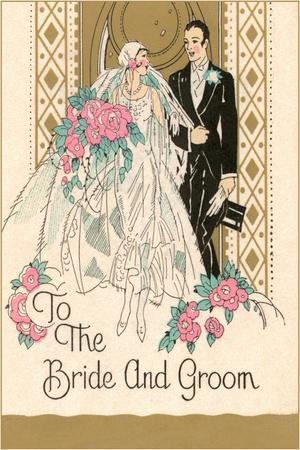 'To the Bride and Groom' Art Print | Art.com