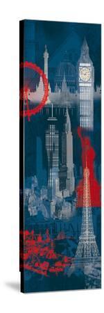 'London, New York and Paris' Stretched Canvas Print - Tom Frazier | Art.com