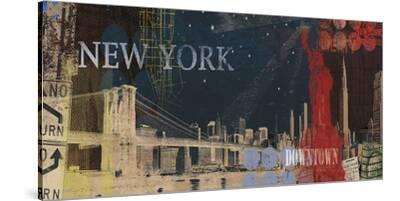 'New York Streets' Stretched Canvas Print - Tom Frazier | Art.com