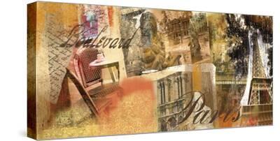 'Paris' Stretched Canvas Print - Tom Frazier | Art.com
