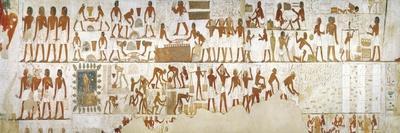 'Tomb of City Governor and Vizier Rekhmire, Burial Chamber, Mural ...