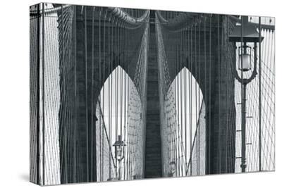 Brooklyn Bridge III Stretched Canvas Print - Tony Koukos | Art.com