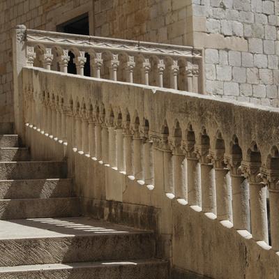 'Cloister - Stair' Giclee Print - Tony Koukos | Art.com
