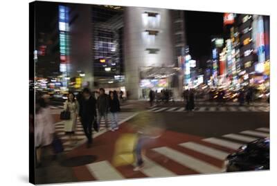 Downtown Lights Stretched Canvas Print - Tony Koukos | Art.com