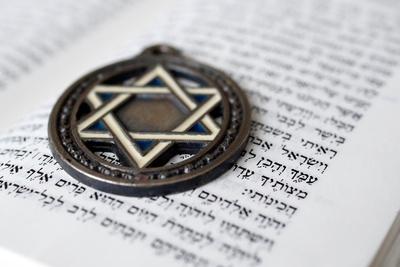 Torah and Star of David. Two Symbols of Judaism. (Photo) Giclee Print ...