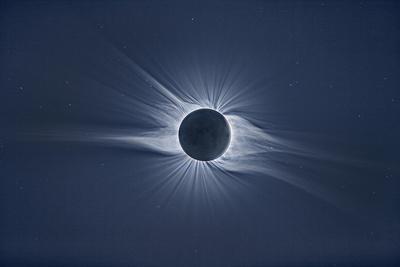 'Total solar eclipse, corona at totality' Photographic Print | Art.com