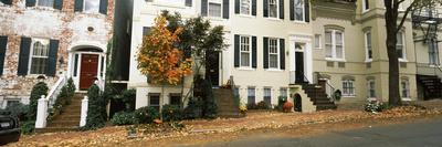 'Town Homes and Fall Foliage in Georgetown Historic District ...