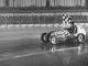 'Track Record Holder Ted Tappett Circling Track With Checkered Flag ...