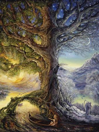 'Tree Of Time River Of Life' Giclee Print - Josephine Wall | Art.com