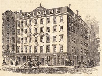 'Tribune Building' Giclee Print | Art.com