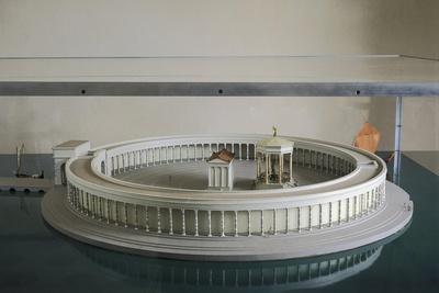 Tunisia, Carthage, Scale Model of the Punic-Phoenician Port Giclee ...