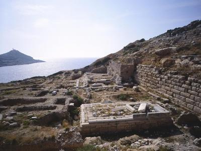 'Turkey, Knidos, the Ruins of Temple of Demeter' Giclee Print | Art.com