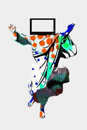 'TV Screens Annimo' Art Print | Art.com