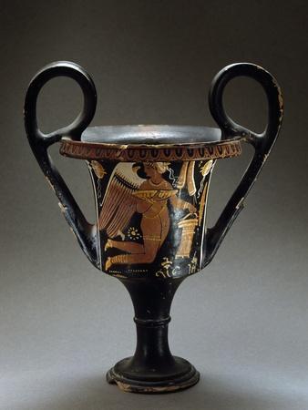 'Two-Handled Red-Figure Ceramic Cup' Giclee Print | Art.com