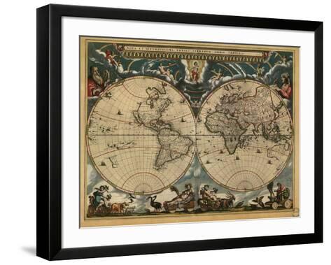 World Map, c.1664 Art Print by | Art.com