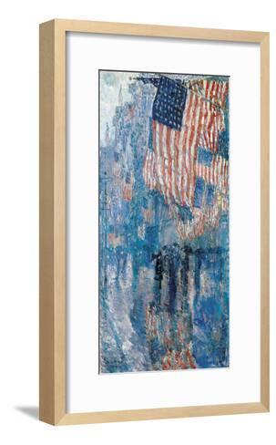 The Avenue in the Rain, 1917 Premium Giclee Print by Frederick Childe ...