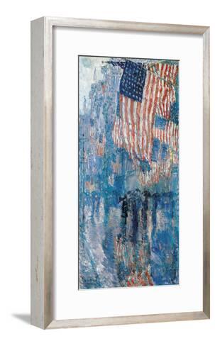 The Avenue in the Rain, 1917 Premium Giclee Print by Frederick Childe ...