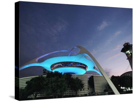 Theme Building and Lax Tower, Los Angeles Airport Photographic Print by ...