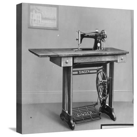 Pedal Foot Singer Sewing Machine Photographic Print by | Art.com
