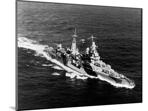 American Heavy Cruiser Uss Indianapolis at Sea Photographic Print by ...