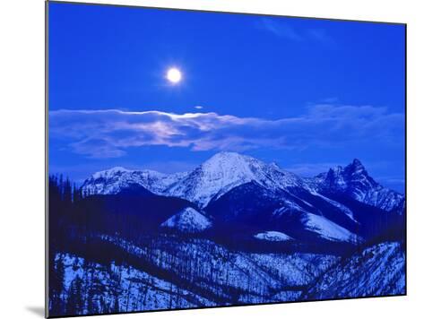 Full Moonrise over the Cloudcroft Peaks in Glacier National Park ...
