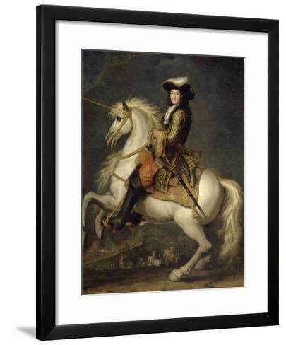 Louis XIV à cheval, roi de France et de Navarre (1638-1715) Giclee ...