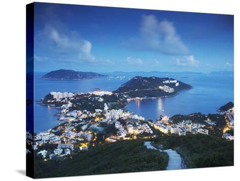 View of Stanley at Dusk, Hong Kong Island, Hong Kong, China ...