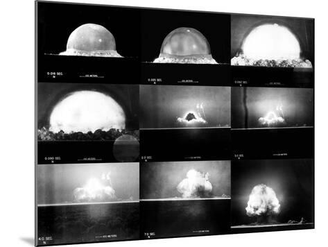 Photographic Sequence of the Trinity Test, the First Manmade Nuclear ...