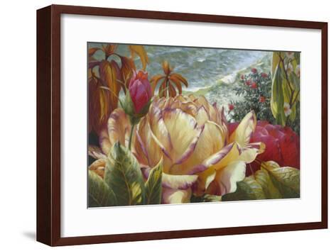 Seaside Roses Premium Giclee Print by Elizabeth Horning | Art.com