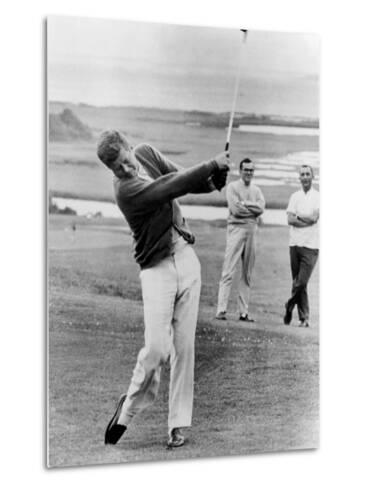 President John Kennedy Playing Golf at Hyannis Port. July 20, 1963 ...