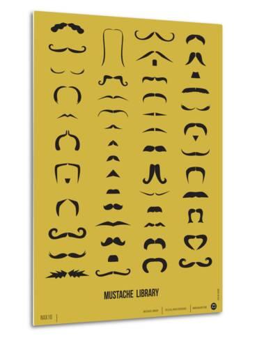 Mustache Library Poster Art Print by NaxArt | Art.com