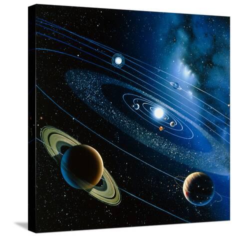 Artwork of the Solar System Photographic Print by Detlev Van Ravenswaay ...
