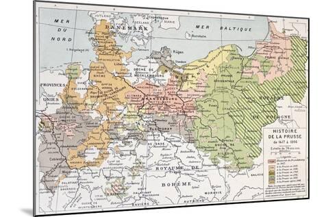 Prussia Historical Development Map Art Print by marzolino | Art.com