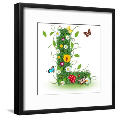 Beautiful Spring Letter "L" Art Print by Kesu01 | Art.com