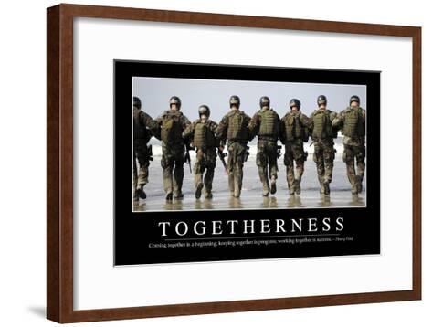 Togetherness: Inspirational Quote and Motivational Poster Photographic ...