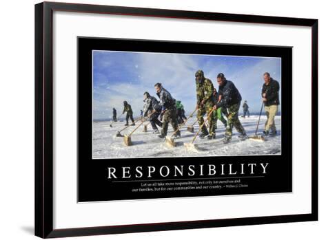 Responsibility: Inspirational Quote and Motivational Poster ...