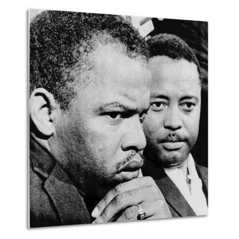 John Lewis (Left) and Hosea Williams, Leaders of Selma Voting Rights ...