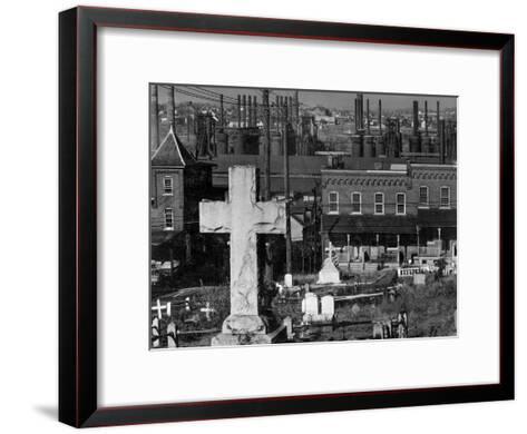 Bethlehem Graveyard and Steel Mill Photographic Print by | Art.com