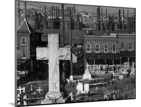Bethlehem Graveyard and Steel Mill Photographic Print by | Art.com