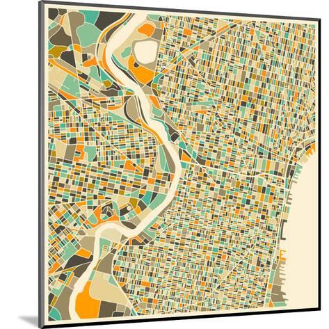 Philadelphia Map Art Print by Jazzberry Blue | Art.com