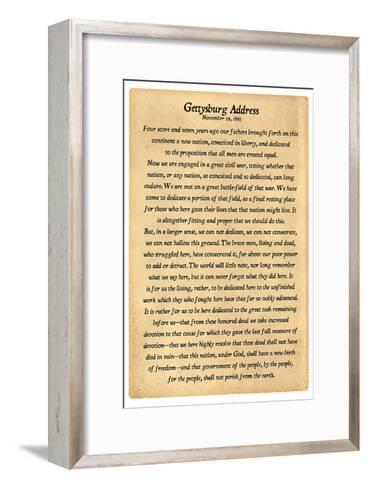 Gettysburg Address Full Text Art Print by | Art.com