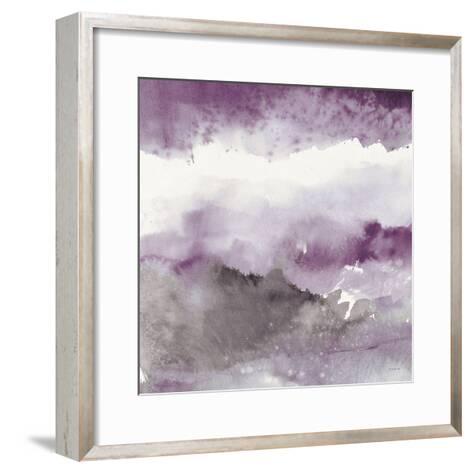 Midnight at the Lake III Amethyst and Grey Art Print by Mike Schick ...