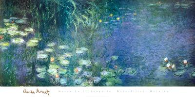 Water Lilies Morning Art Print - Monet Claude | Art.com
