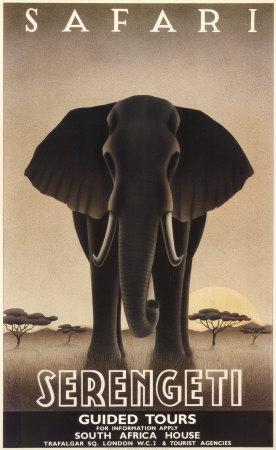 'Serengeti' Art Print - Steve Forney | Art.com