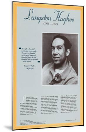 American Authors of the 20th Century - Langston Hughes Art Print by ...