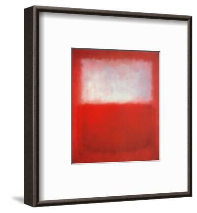 White over Red Art Print by Mark Rothko | Art.com