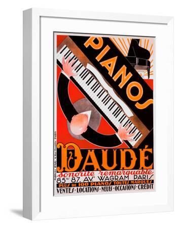 Pianos Daude Giclee Print by Andre Daude | Art.com