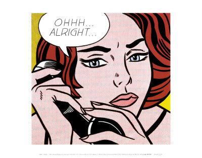 'Ohhh...Alright..., 1964' Art Print - Roy Lichtenstein | Art.com