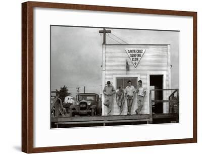 Waiting for a Swell, 1940 Framed Art Print by Doc Ball | Art.com